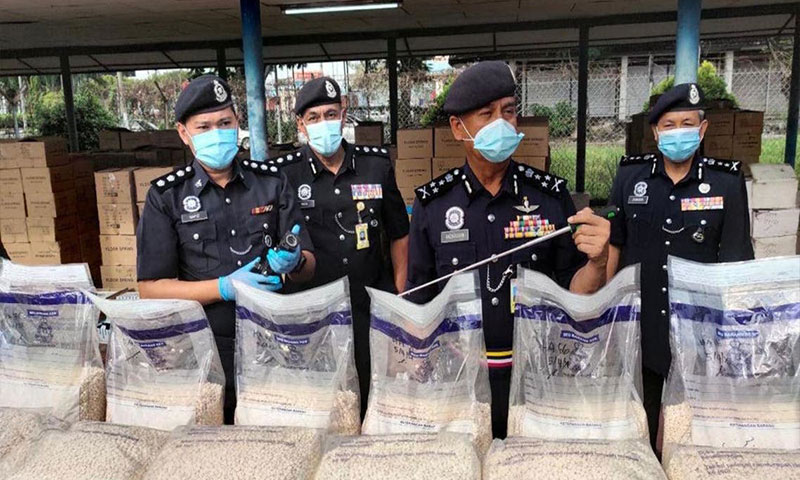 Malaysia Seizes 3 8 Million Amphetamine Pills In Cooperation With Saudi